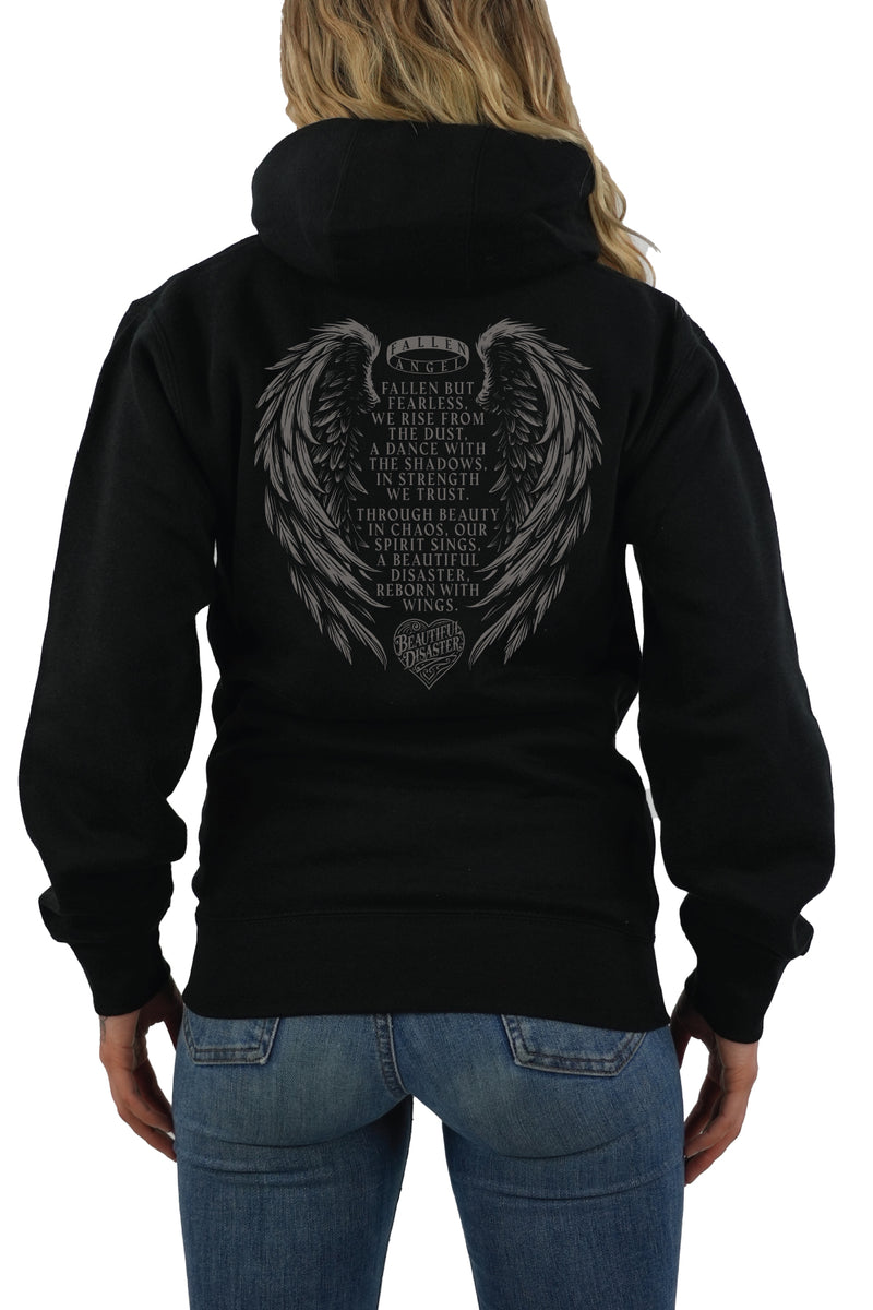 Fallen Angel Pullover Hoodie – Beautiful Disaster Clothing